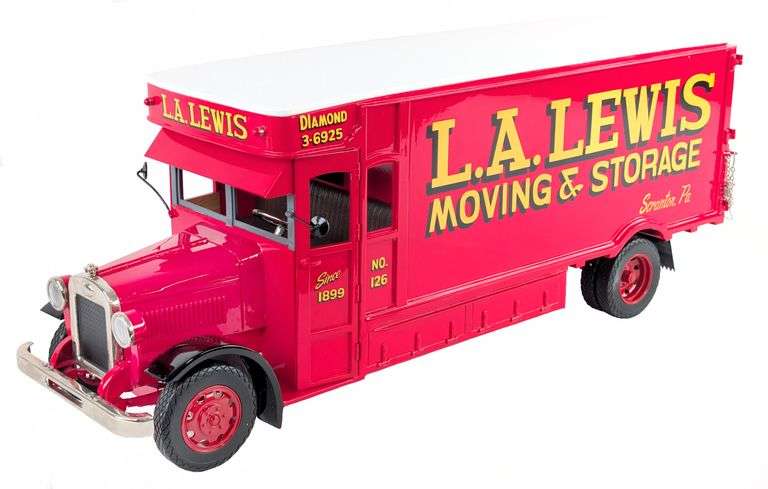 Retro 123 Maccar L.A. Lewis Moving & Storage Truck - Kraft Auction ...