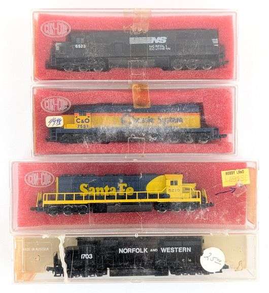 (4) Con-Cor N Scale Train Engines - Kraft Auction Service, LLC