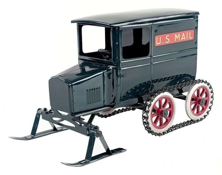 Cowdery Toy Works Flivver U.S. Mail Truck On Skis "Prototype" - Kraft ...