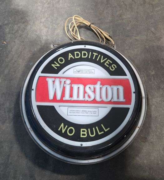 (G) Winston Neon Sign - Kraft Auction Service, LLC
