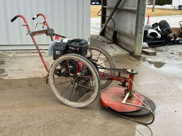 (II) Bachtold Walk Behind Brush/Weed Mower - Kraft Auction Service, LLC