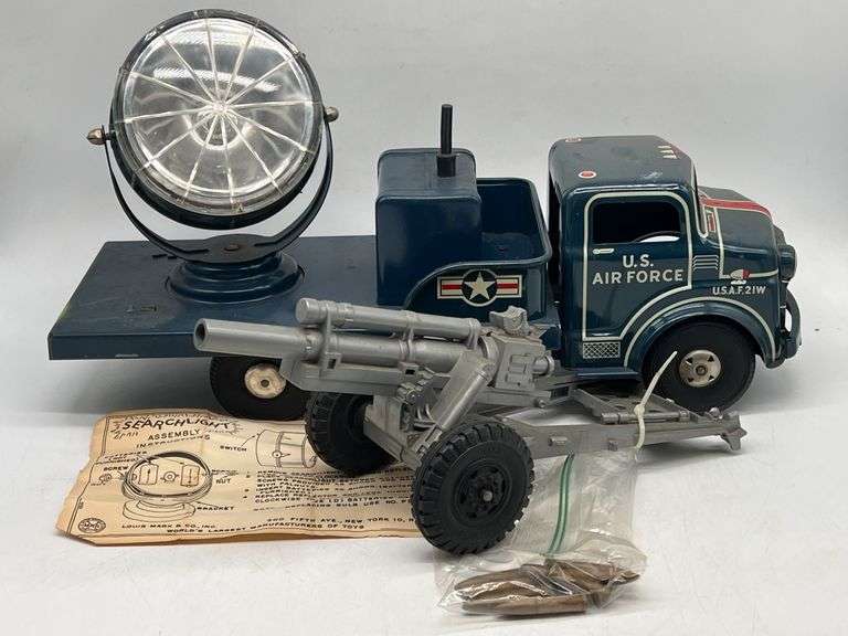 (OP) Marx Lumar USAF Searchlight Truck and Cannon 17 Inches Long ...