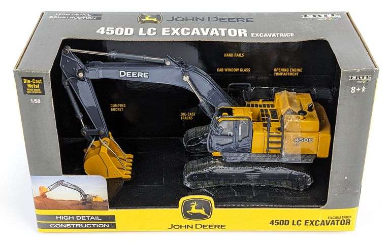 1/50 Ertl John Deere 450D LC Excavator - Kraft Auction Service, LLC