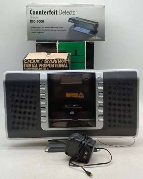 (HI) Electronics. Sharper Image Compact Disc Player Model GM807, Royal ...