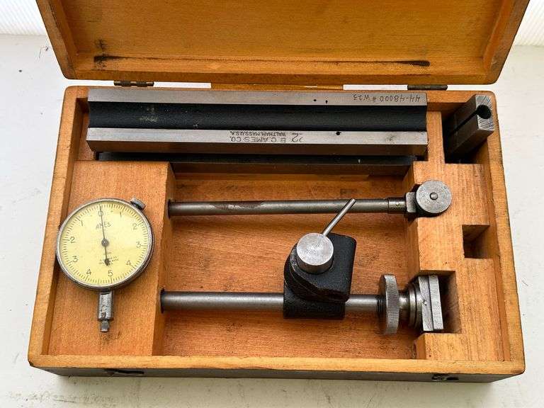 Thread Gages And Dial Test Indicator No. 22 In Wooden Storage Boxes ...