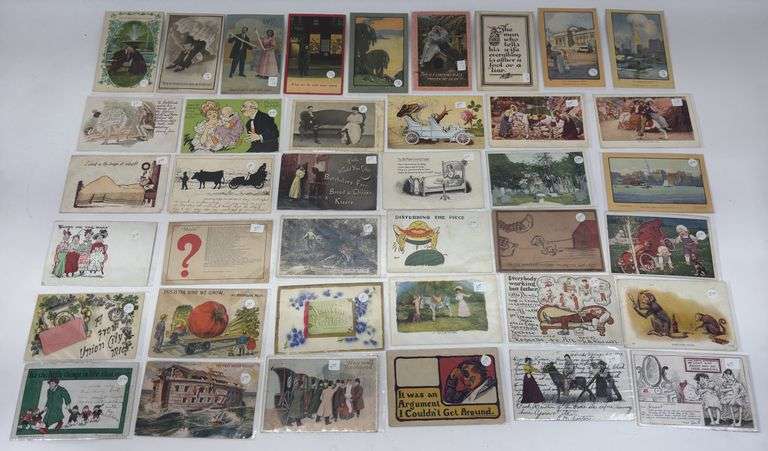 Lot Of Antique / Vintage Postcards - Kraft Auction Service, LLC