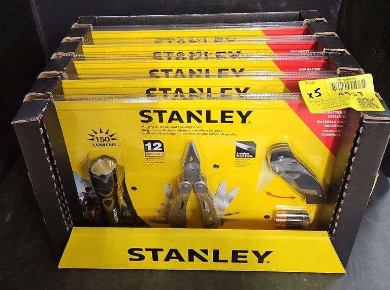 (R) Stanley 3 Piece Tool Sets - Kraft Auction Service, LLC