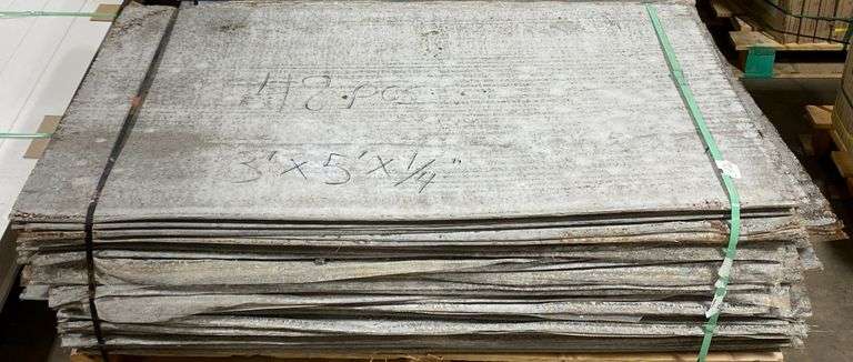 Fin Pan 1/4" x 3' x 5' Concrete Backerboard, 48 Sheets - Kraft Auction ...