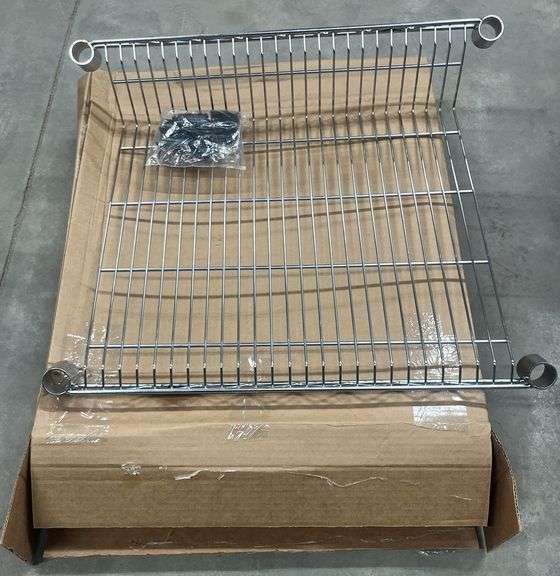 (ZZ) Metro Mobile Slanted Shelf Cart Shelves - Kraft Auction Service, LLC