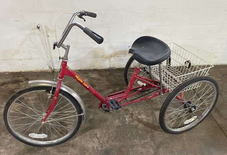 (HI) Miami Sun Tricycle Bike - Kraft Auction Service, LLC