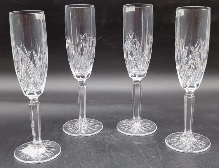 (W) Marquis by Waterford Crystal. Brookside Champ Flutes. 9 inch ...