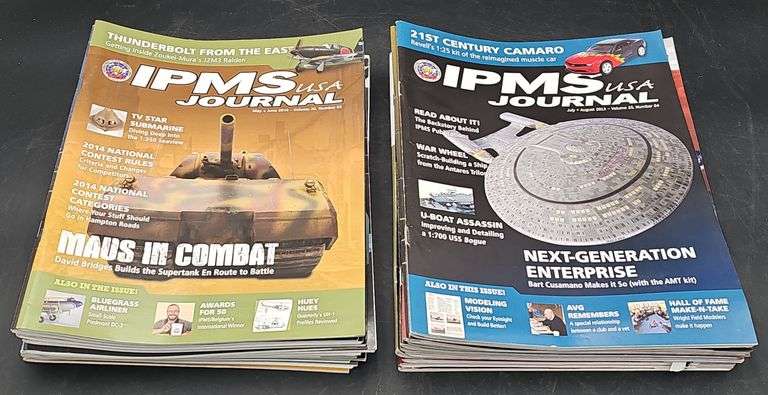 Various Issues Of IPMS USA Journal Magazine - Kraft Auction Service, LLC