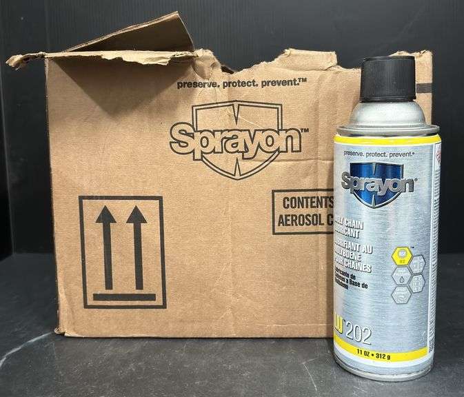 (ZZ) Sprayon Moly Chain Lubricant LU202 - Kraft Auction Service, LLC