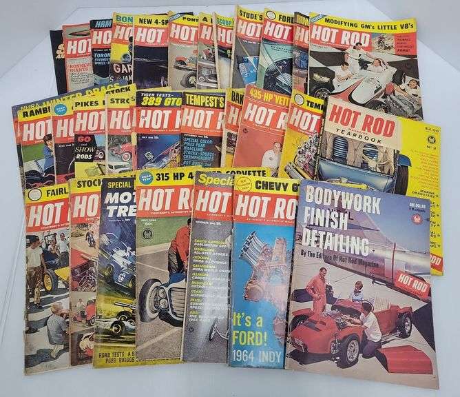 (Z) Vintage Hot Rod Magazines From The 1960s - Kraft Auction Service, LLC
