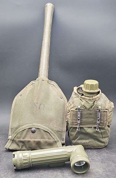 Trench Kit, Includes: Collapsible Shovel 21" Folded, Canteen And ...