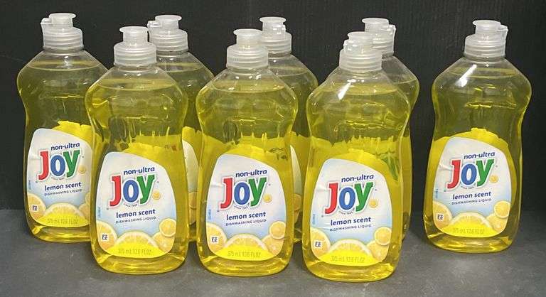(M) Non-Ultra Joy Dishwashing Liquid Bottles - Kraft Auction Service, LLC