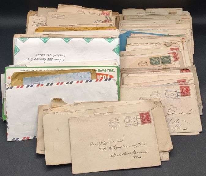 (N) Early 1900s Envelopes & Correspondence - Kraft Auction Service, LLC