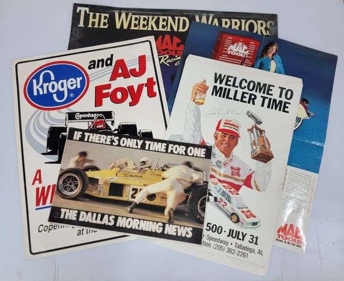 (II) Racing And Mac Tool Posters - Kraft Auction Service, LLC