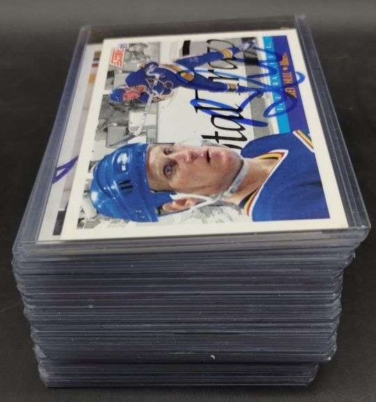 (J) Hockey autograph cards 25 total JSA authentication - Kraft Auction ...