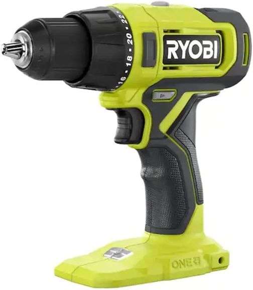 (CC) Ryobi One Plus 18V 1/2" Drill/Driver Kit (Model PCL206K2) w/ Ryobi ...