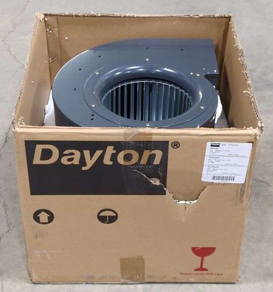 Dayton Shaded Pole Permanent Split Capacitor 12 VDC 3-Phase Blower ...