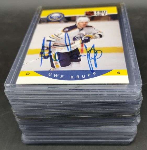 (J) Hockey autograph cards 25 total JSA authentication - Kraft Auction ...