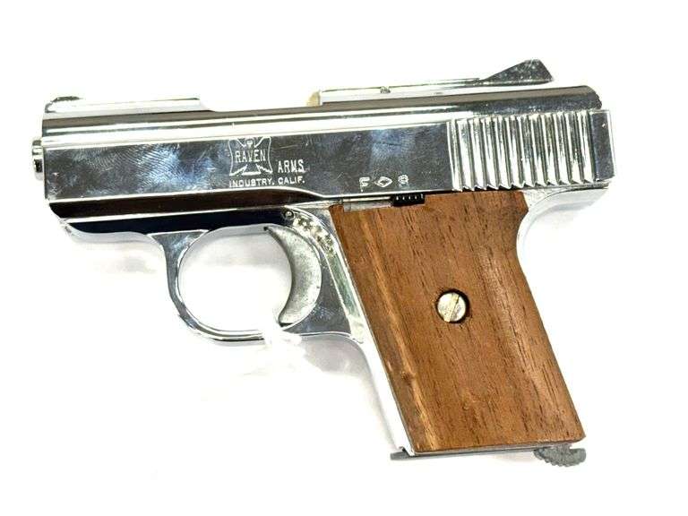 Raven Model MP-25 .25 Caliber Semi Auto Pistol - Kraft Auction Service, LLC
