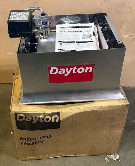 Dayton Unvented Gas-Fired Radiant Hogh-Intensity Infrared Heater ...