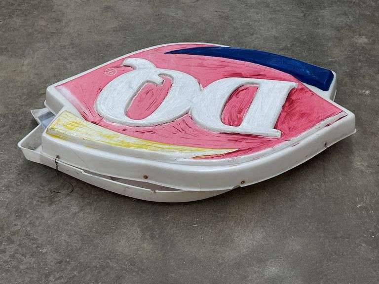 (AA) Plastic Dairy Queen Sign - Kraft Auction Service, LLC