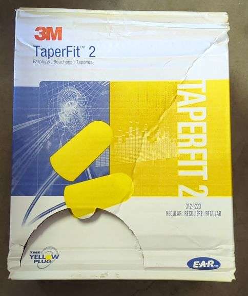 3M Taper Fit 2 Ear Plugs. Bidding 1xtq - Kraft Auction Service, LLC