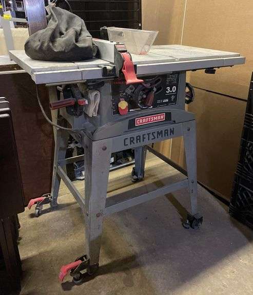 (I) Craftsman 10” Table Saw 137.248830 - Kraft Auction Service, LLC