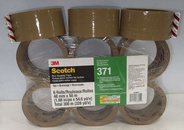 3M Scotch Box Sealing Tape - Kraft Auction Service, LLC