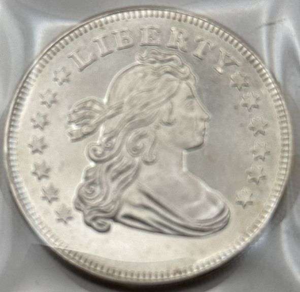 (Y) Silver 1 OZ Heraldic Eagle Reverse Coin - Kraft Auction Service, LLC