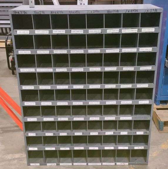 Bolt Bin Storage Unit (34"×12"×42") - Kraft Auction Service, LLC