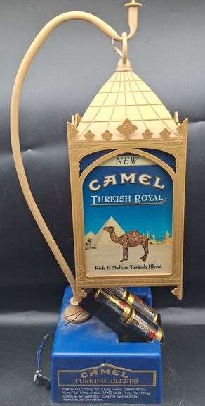 (HI) Vintage Camel Bar Light- Battery Operated - Kraft Auction Service, LLC