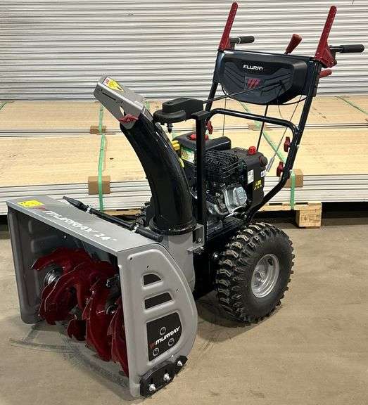 (CU) Murray Flurry XL 24” Self-Propelled Gas Snow Blower - Kraft ...