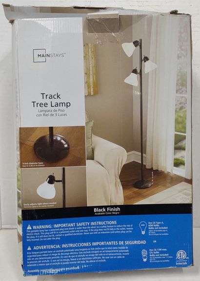 (R) Mainstays Track Tree Lamp - Kraft Auction Service, LLC