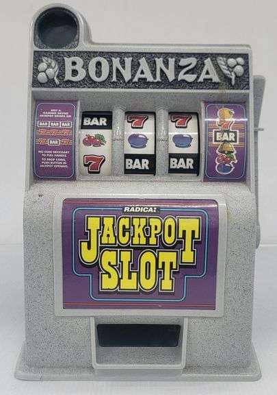 (II) Bonanza Radica Jackpot Slot Toy Slot Machine - Kraft Auction ...