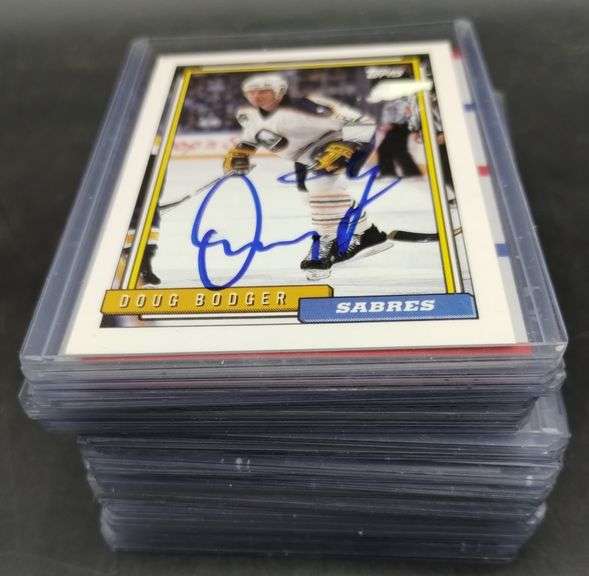 (J) Hockey autograph cards 25 total JSA authentication - Kraft Auction ...