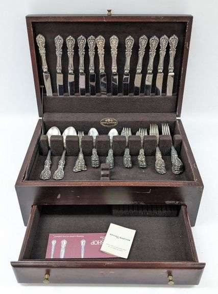 59 Pc. Reed & Barton "Francis I" Sterling Set - Kraft Auction Service, LLC