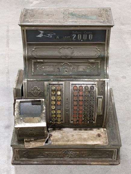1916 NCR #1066-G Metal Cash Register - Kraft Auction Service, LLC