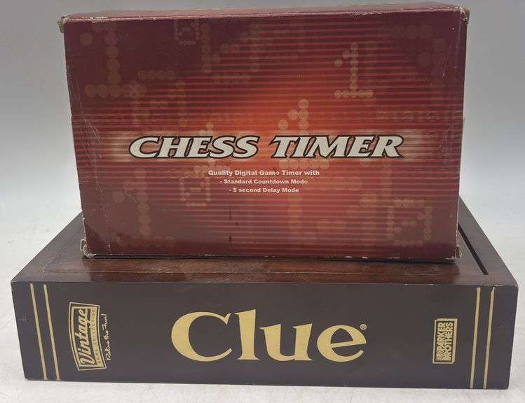 (KL) Clue Table Top Game and Chess Clock Timer(Tallest:10.5”) - Kraft ...