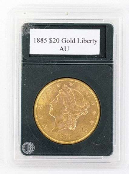 1885 $20 Liberty Head Gold Double Eagle - Kraft Auction Service, LLC