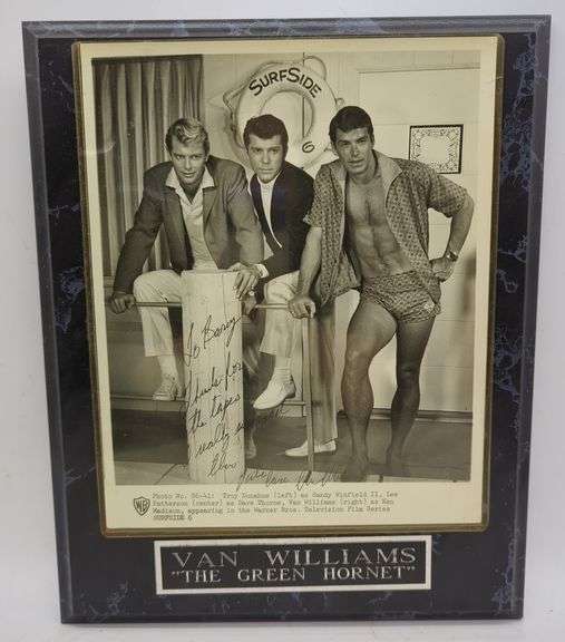 (D) Van Williams - The Green Hornet autographed. (Not authenticated ...