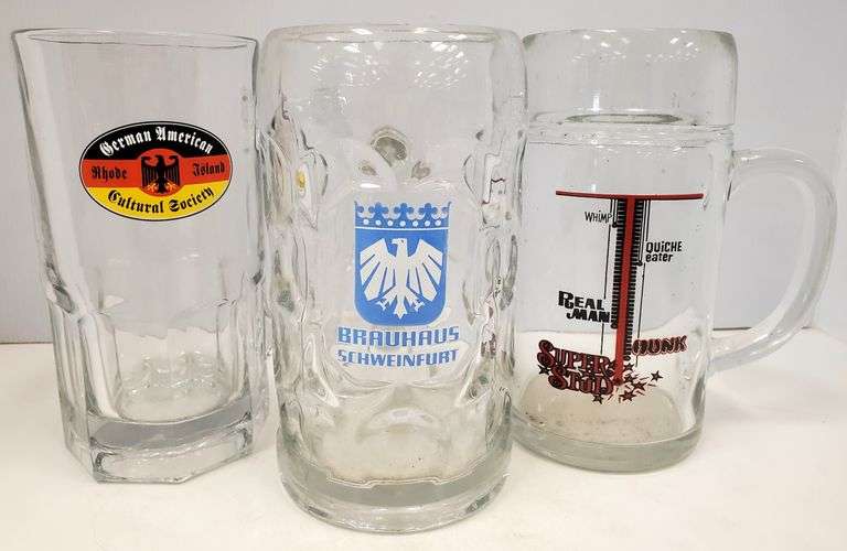 Assorted German 1 Liter Beer Steins - Kraft Auction Service, LLC