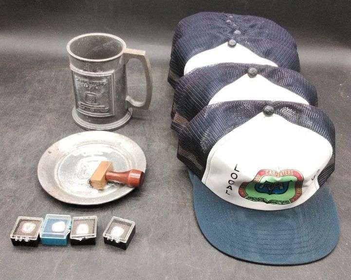 (F) Hats Carpenter Union Local 3000, , Mug, Little Dish , Pins 4.5 ...