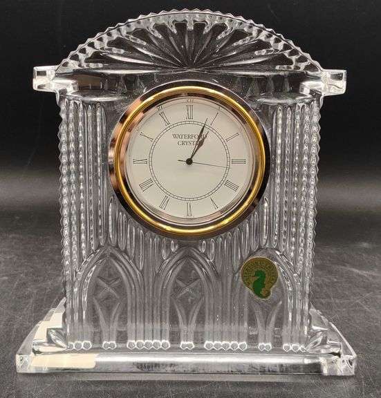 (N) Waterford Crystal "Westminster"Mantle Clock - Kraft Auction Service ...