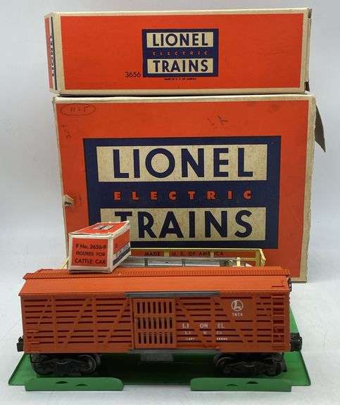 (OP) Lionel #3656 Operating Cattle Car - Kraft Auction Service, LLC