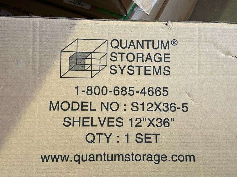 Quantum Storage System Shelving Units - Kraft Auction Service, LLC