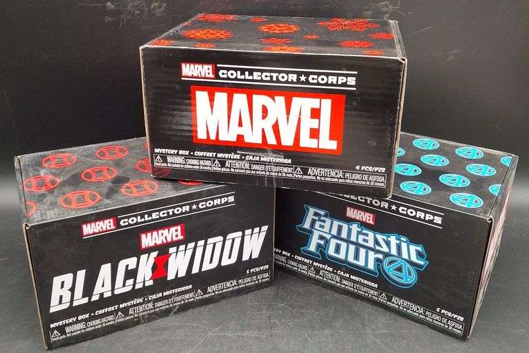 (X) Marvel Collector Corps Mystery Boxes - Kraft Auction Service, LLC